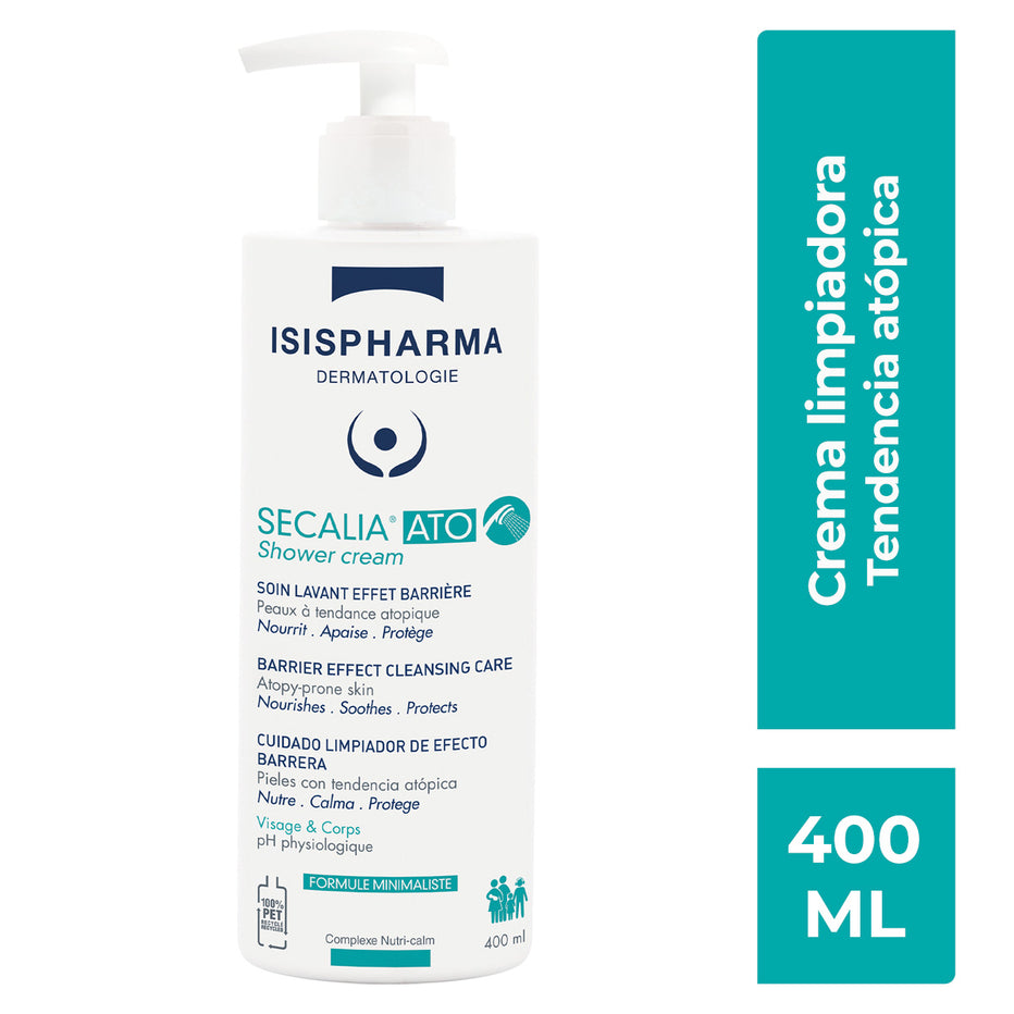 Isispharma secalia ato shower crema limpiadora para piel atopica 400ml ...