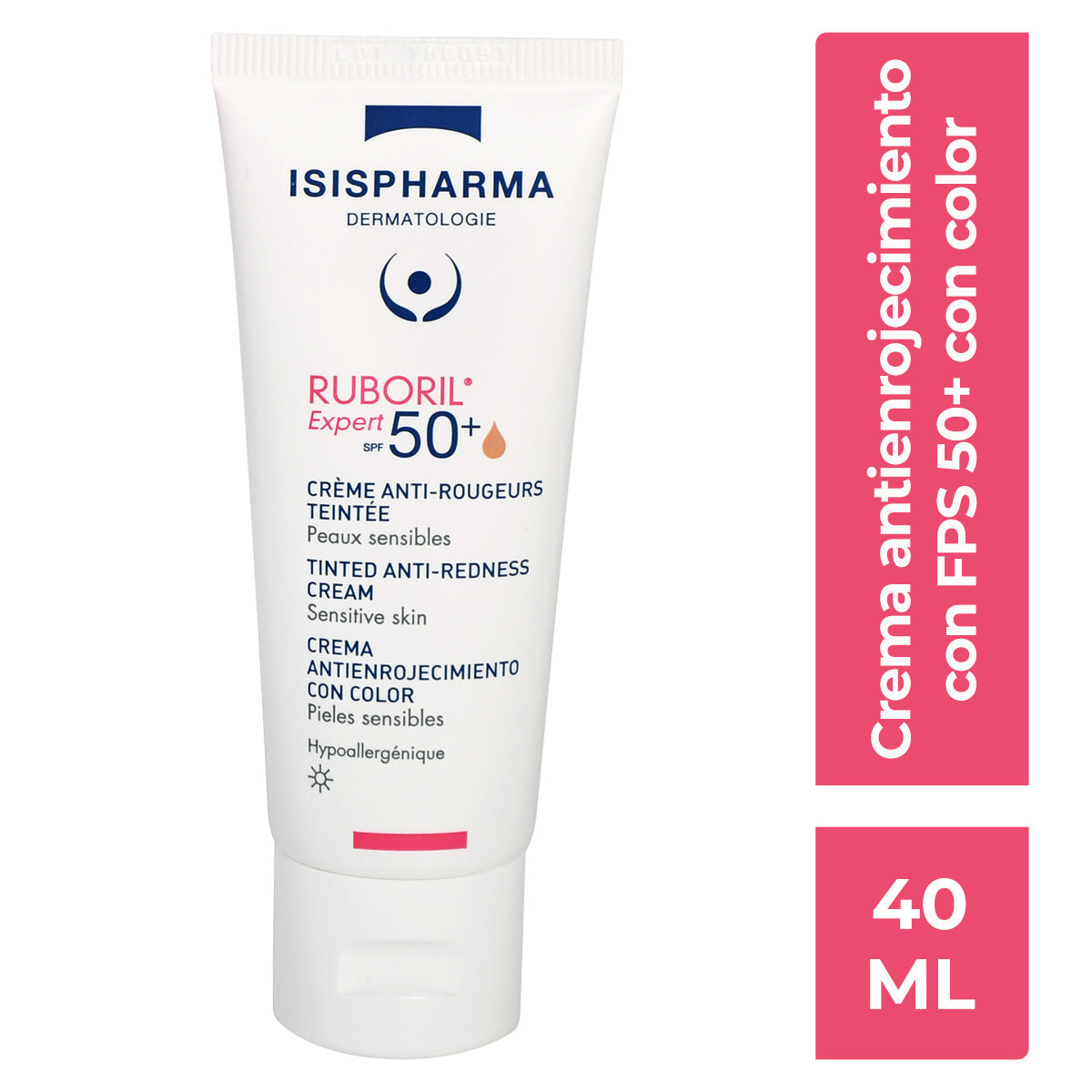 Isispharma Ruboril expert fps 50+ anti-rojeces crema protectora con co ...