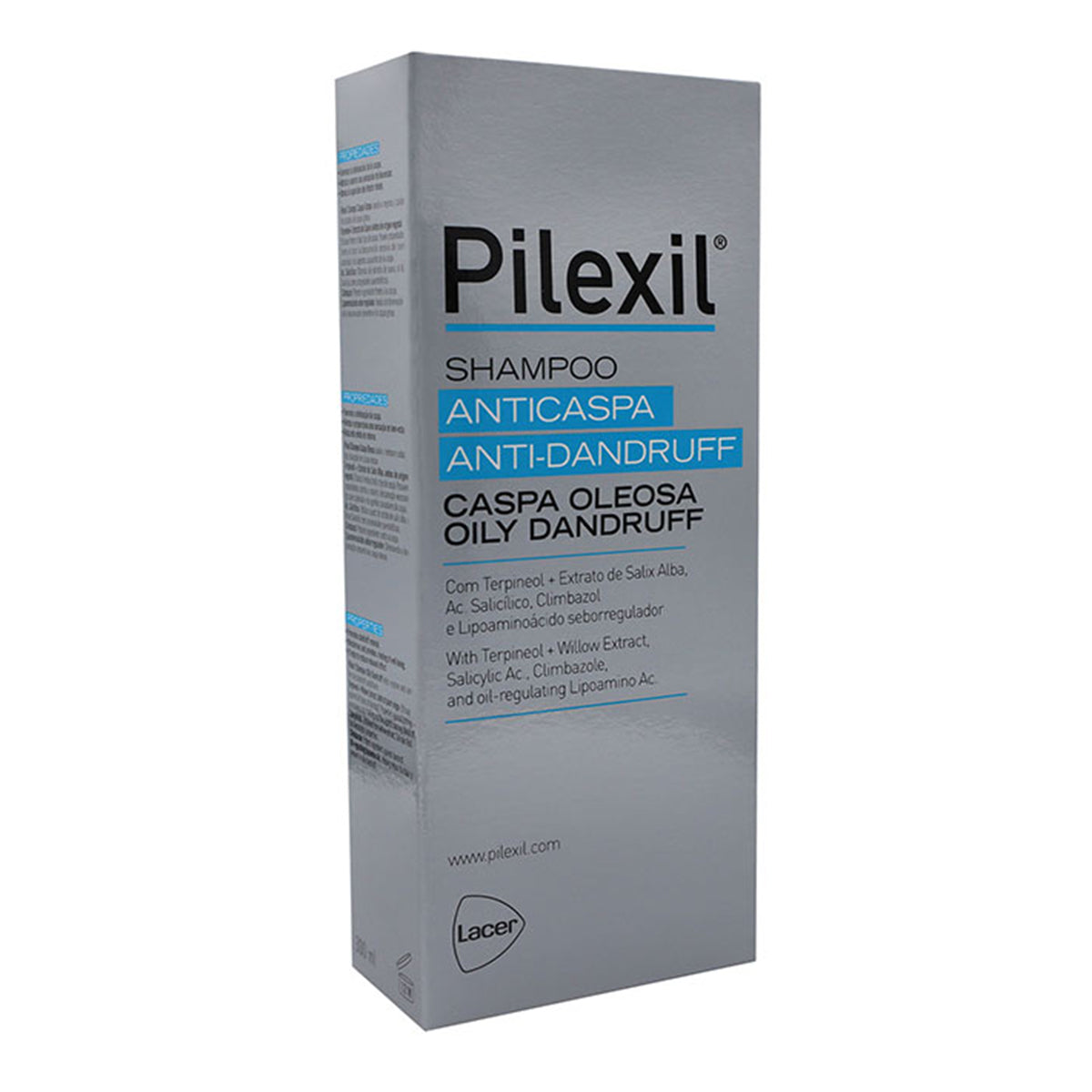 PILEXIL SHAMPOO ANTICASPA CASPA GRASA 300 ML - Derma Express MX