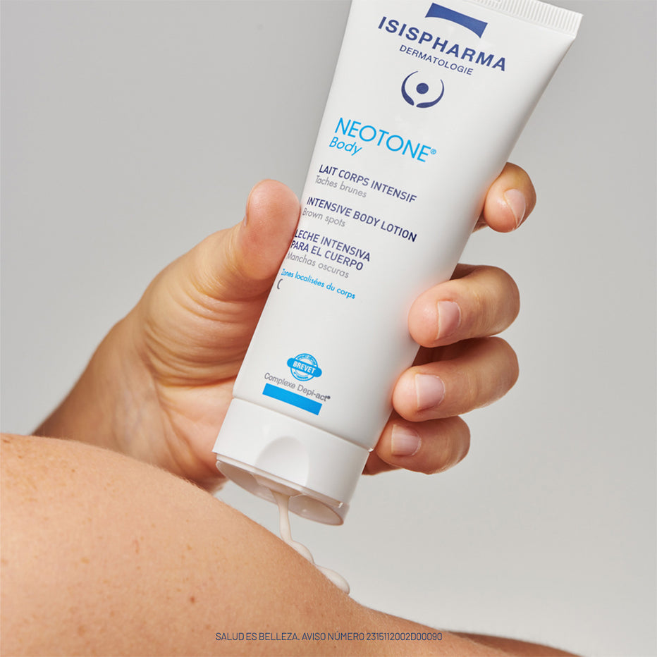 Isispharma neotone body, despigmentante corporal 100ml. – Derma Express MX
