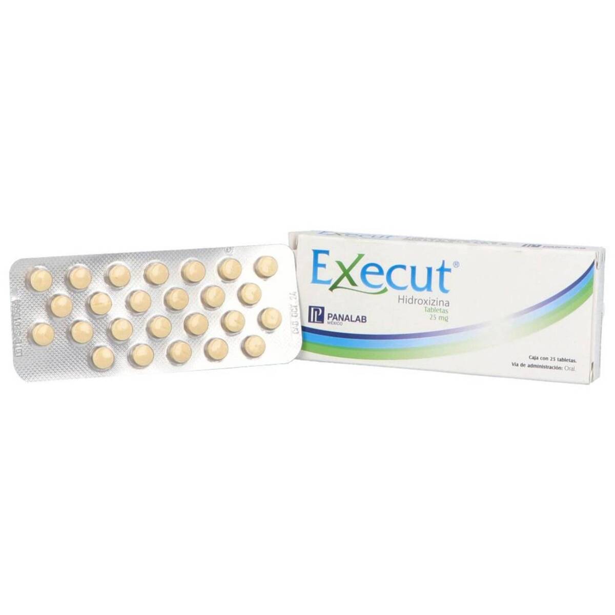 Panalab Execut 25mg. oral 25 tabletas – Derma Express MX