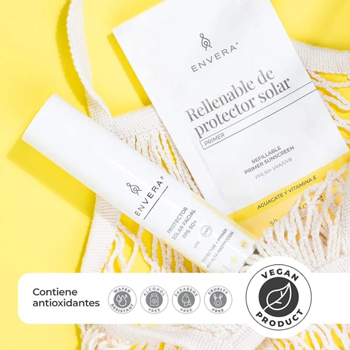 Envera Rellenable de Protector Solar Primer (sin color) 50ml. – Derma ...