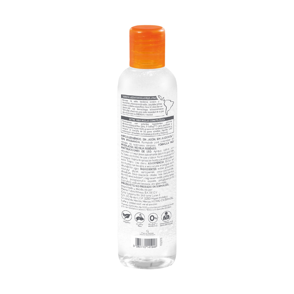 Darrow Actine, Agua Micelar Para Piel Grasa 200ml - Derma Express MX