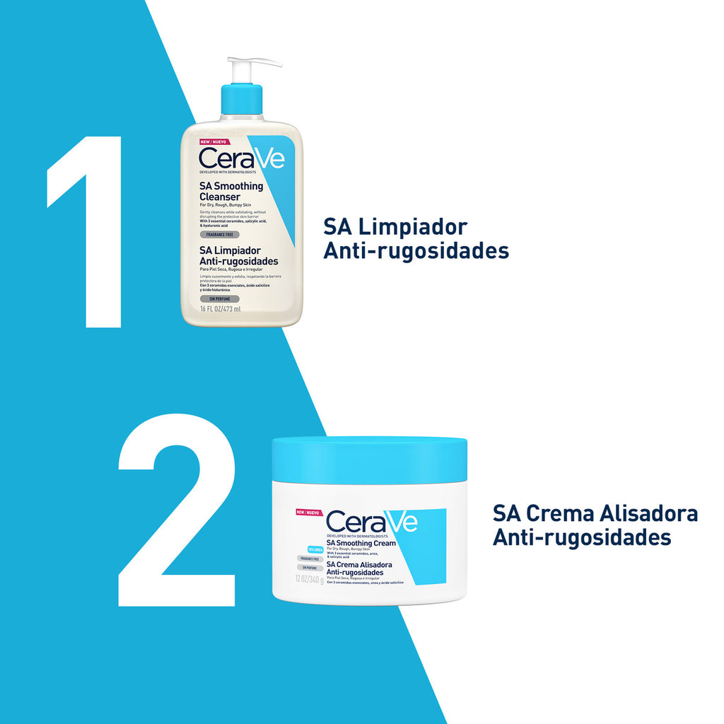 CeraVe SA Gel limpiador antirugosidades 473 ml – Dermaexpress