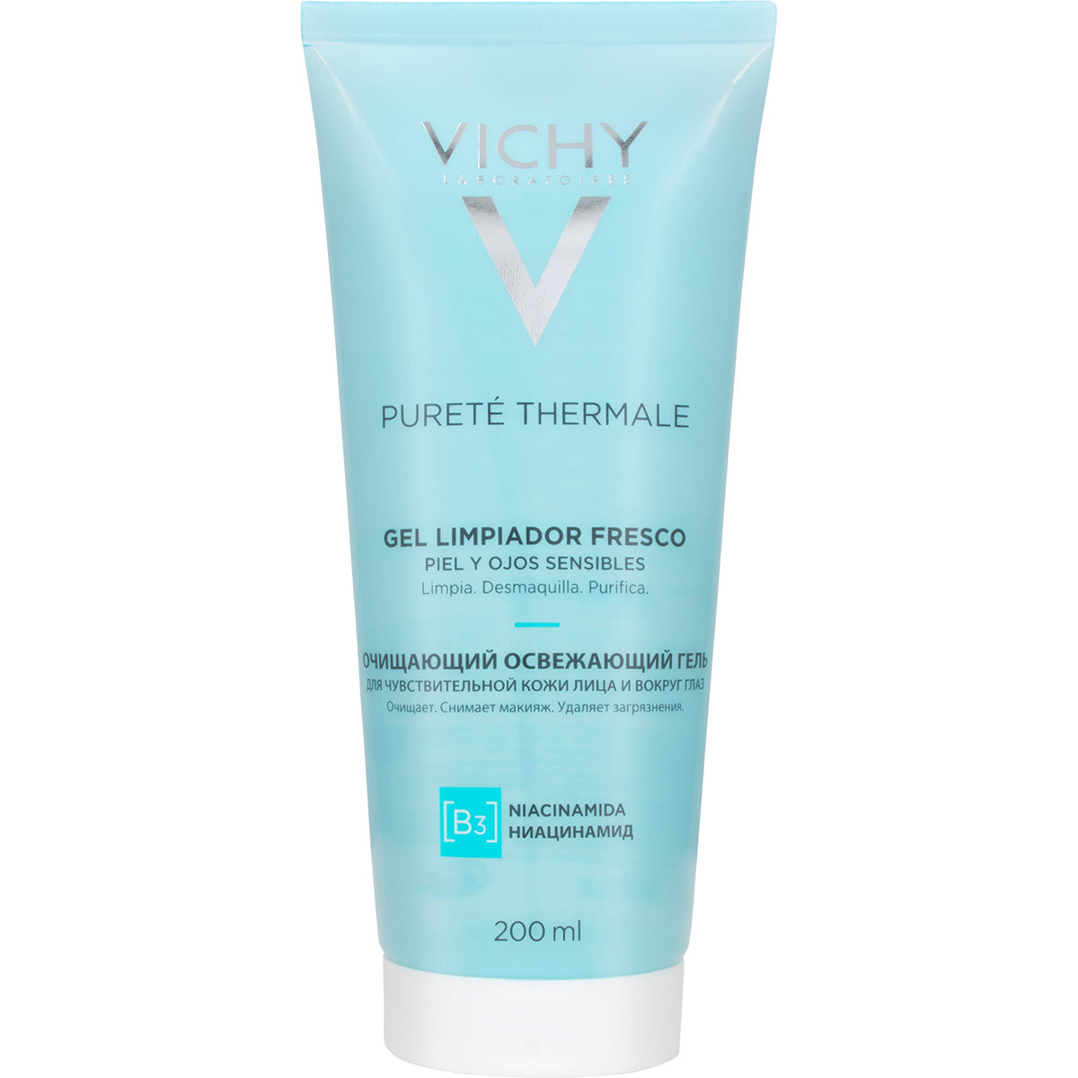 Vichy Purete thermal gel limpiador 200ml. – Dermaexpress
