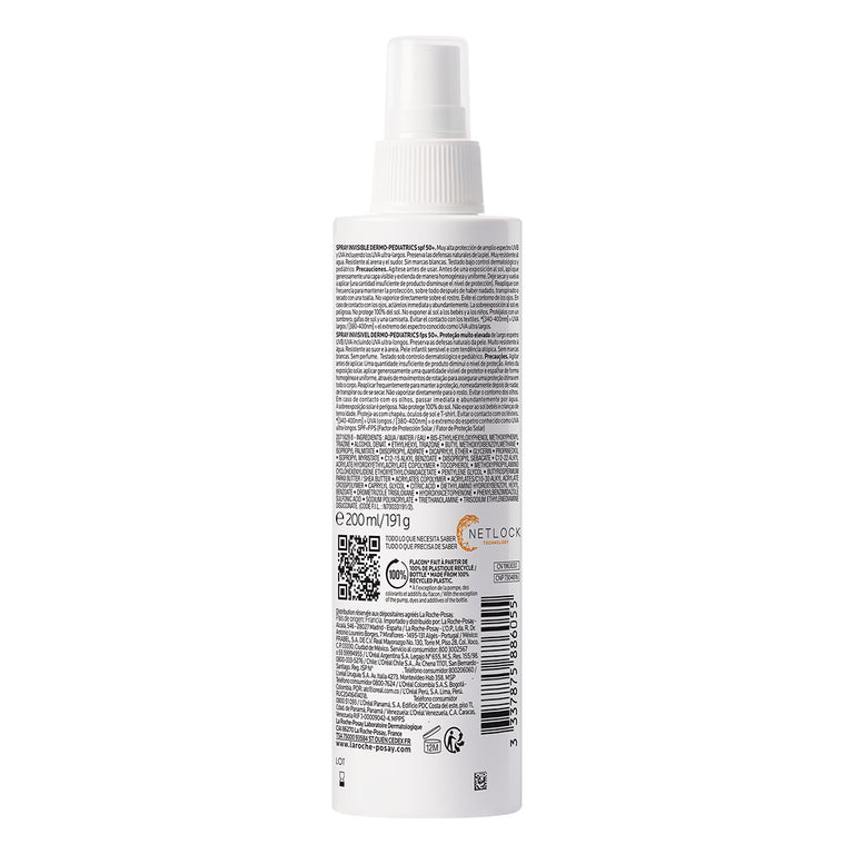 La Roche-Posay Anthelios UVMune 400 Dermo-Pediatrics Spray Invisible F ...
