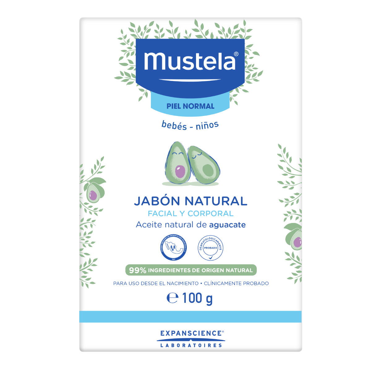 Mustela Jabón en Barra para Piel Normal 100 gr – Dermaexpress