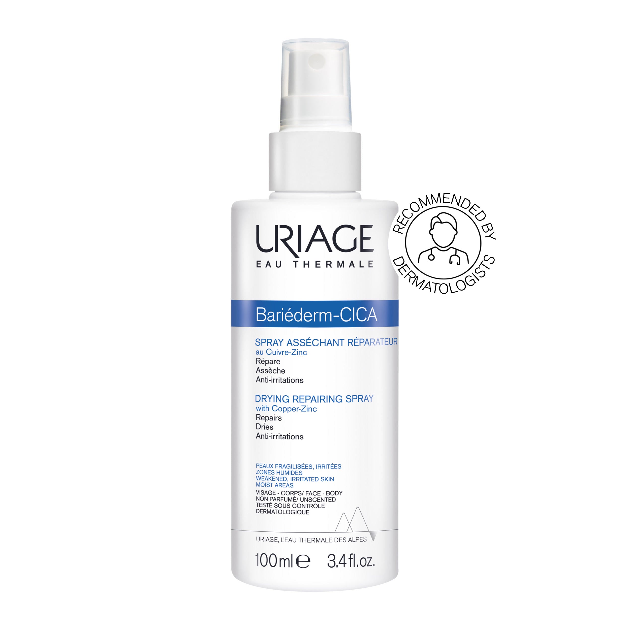 Uriage Bariderm-cica Spray reparador secante sos 100 ml – Dermaexpress
