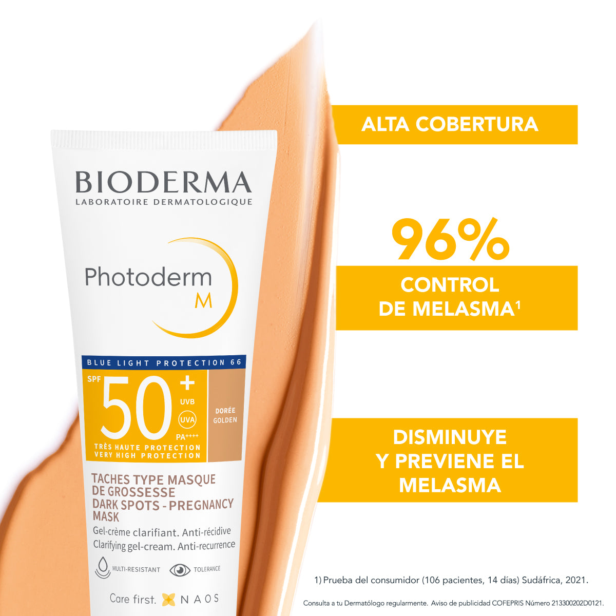 Bioderma Photoderm M FPS50+ Protector solar facial contra el melasma t ...
