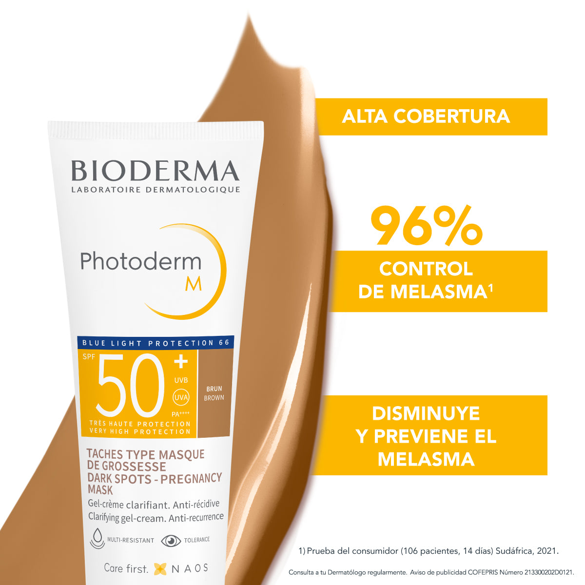 Bioderma Photoderm M FPS50+ Protector solar facial contra el melasma t ...