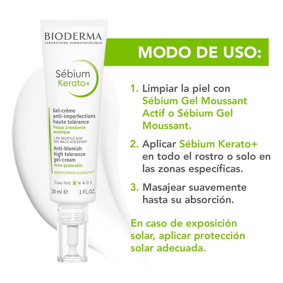 Bioderma Sébium Kerato+ Gel-crema anti-imperfecciones 30 ml – Dermaexpress