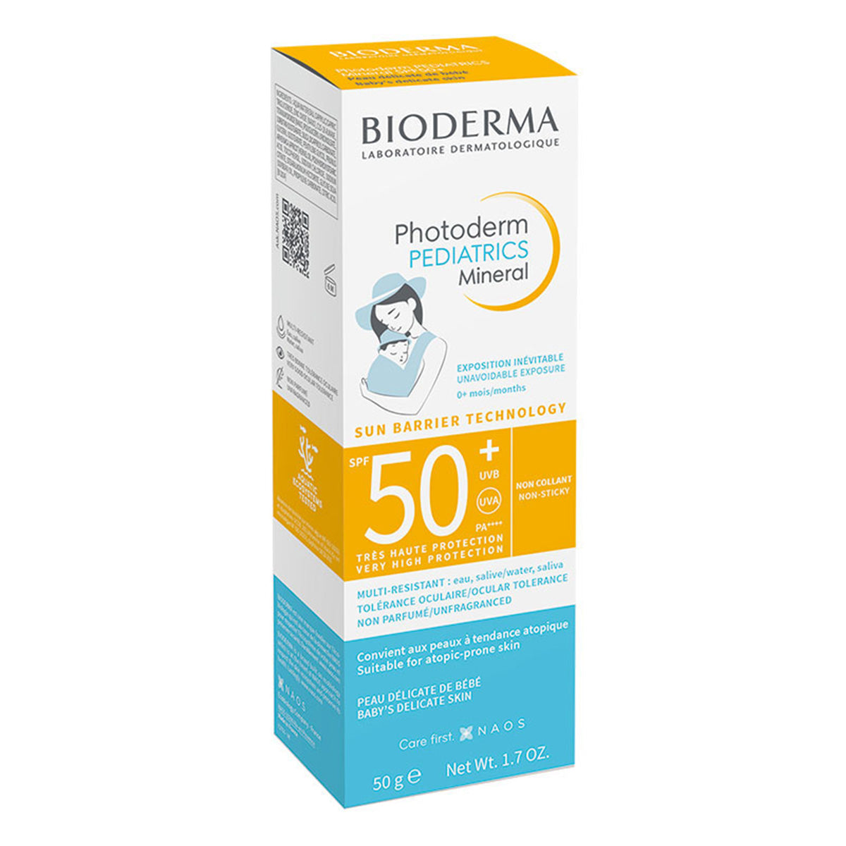 Bioderma Photoderm Pediatrics Mineral Protector solar para niños FPS50 ...