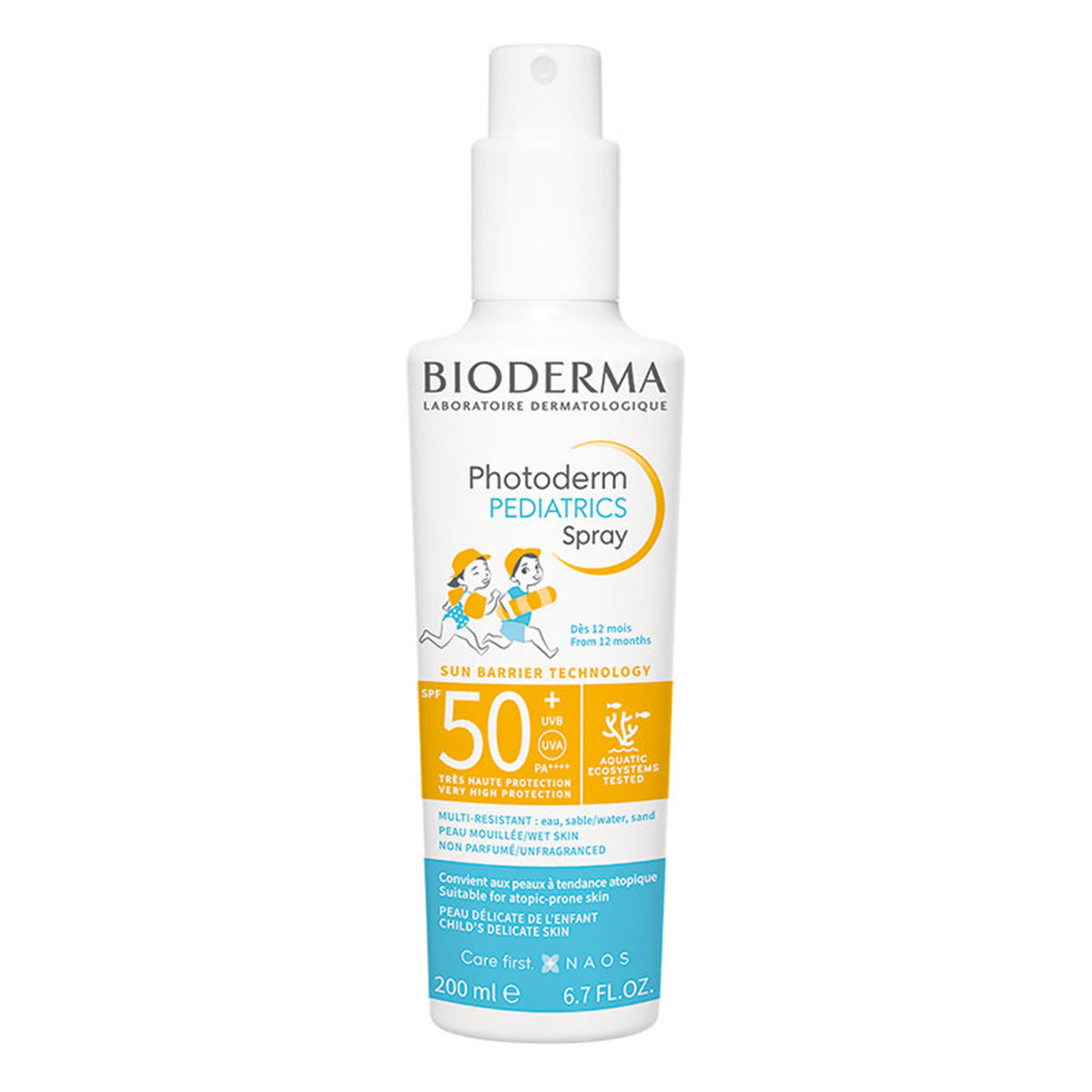 Bioderma Photoderm Pediatrics Spray protector solar para niños FPS50 ...