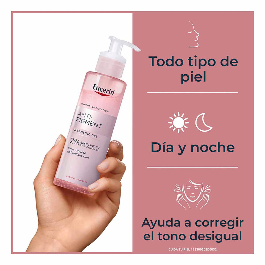 Eucerin Anti-Pigment Gel limpiador facial 200 ml – Dermaexpress