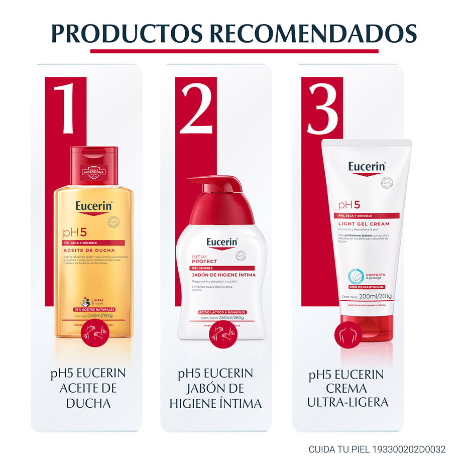 Eucerin pH5 Light Gel Crema para piel seca y sensible 200 ml – Dermaexpress