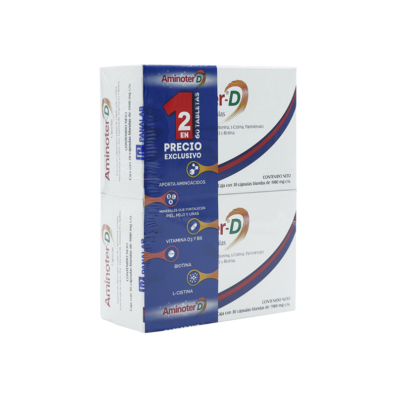 Panalab Kit Aminoter D 30 caps + Aminoter D 30 caps – Dermaexpress