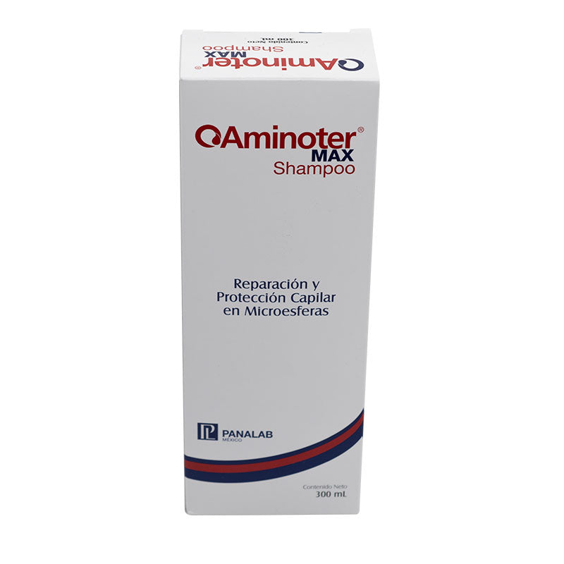 Panalab Aminoter Max Shampoo Anticaída 300ml. – Derma Express MX