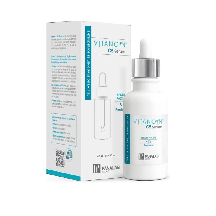 Panalab Vitanoin C5% Serum Facial Antioxidante e Iluminador 30 ml ...