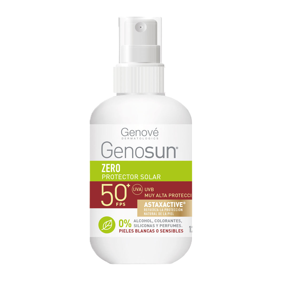 Genove genosun zero protector solar spray FPS50+ 125ml. – Derma Express MX