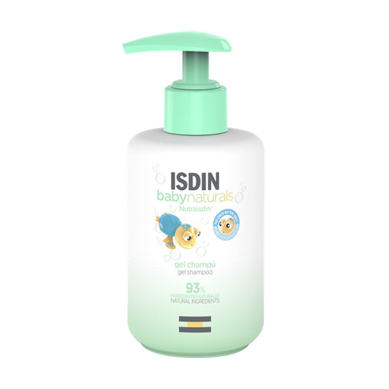 Isdin Babynaturals Gel Shampoo para piel y cabello del bebé 400 ml ...