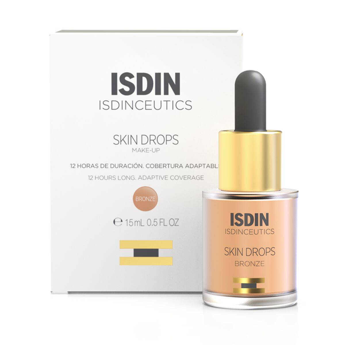 Isdin Isdinceutics maquillaje liquido skin drop color bronce 15ml ...