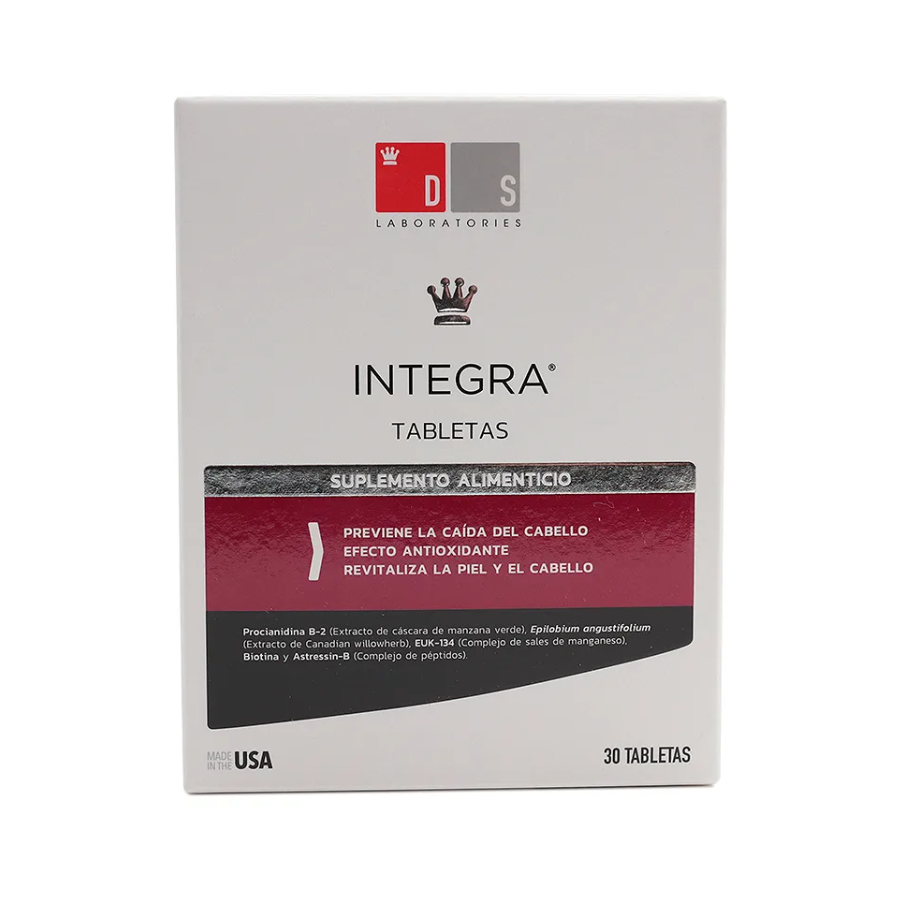 DS Integra Tabletas suplemento alimenticio anticaída 30 pzas – Dermaexpress