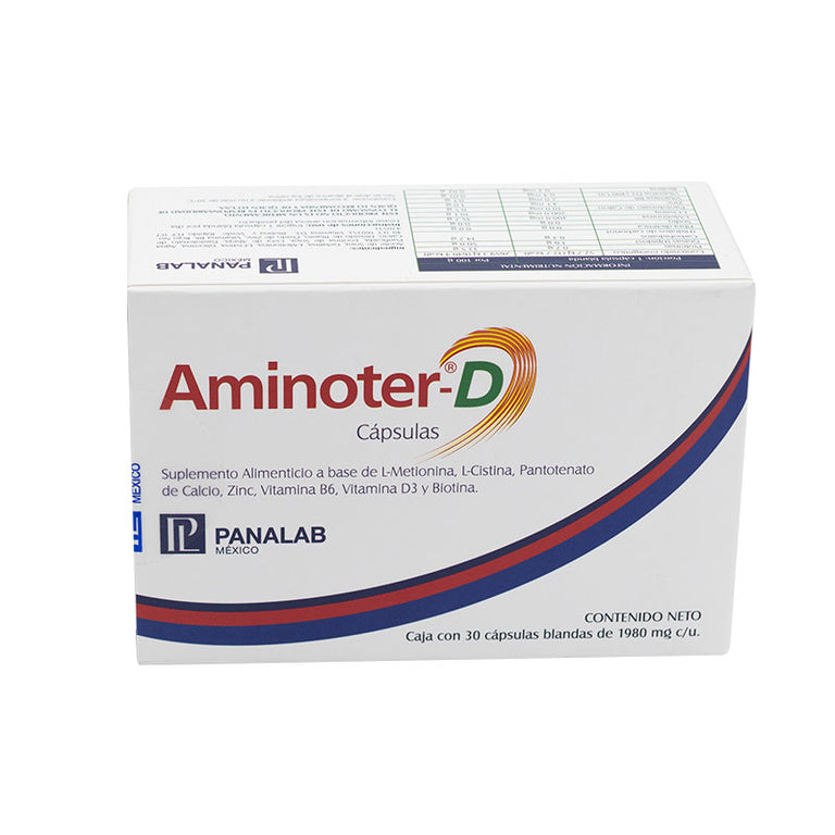 Panalab Aminoter D Cápsulas c/30 – Dermaexpress