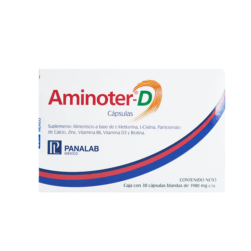 Panalab Aminoter D Cápsulas c/30 – Dermaexpress