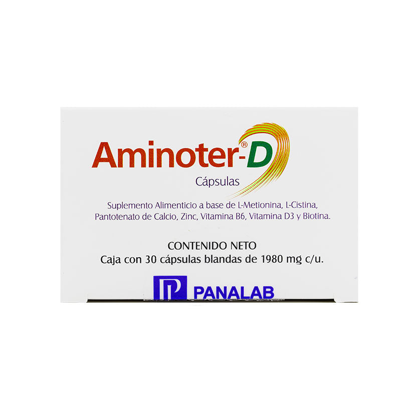 Panalab Aminoter D Cápsulas c/30 – Dermaexpress