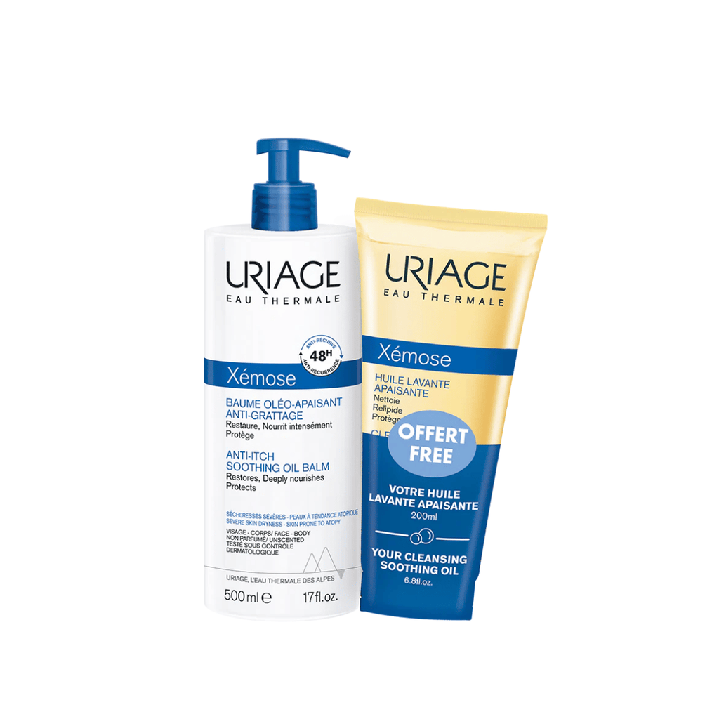 Uriage Xémose Kit Bálsamo Hidratante 500 Ml + Xémose Aceite 200 Ml ...