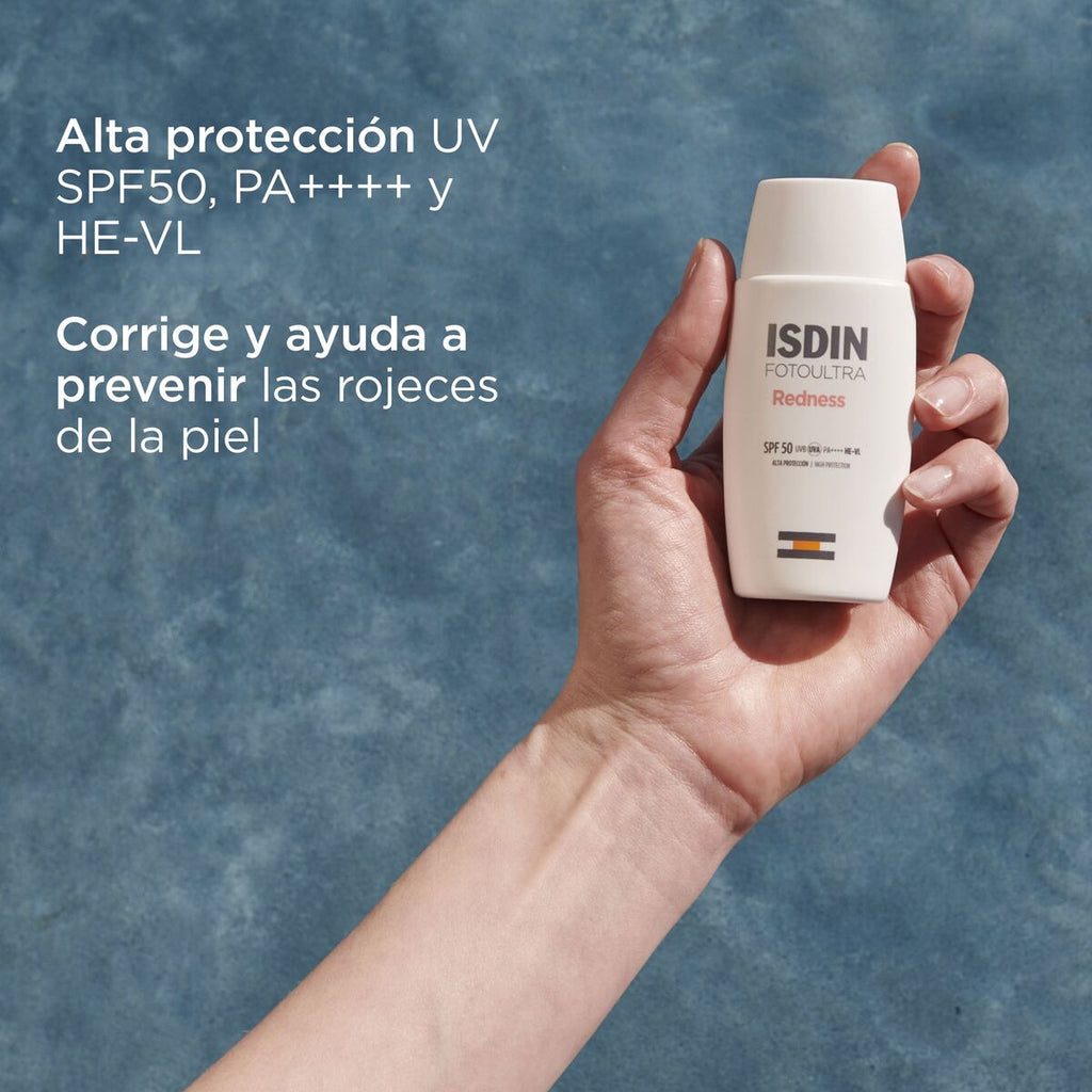 Isdin Fotoultra Redness Protector solar para piel con rosácea FPS50 50 ...