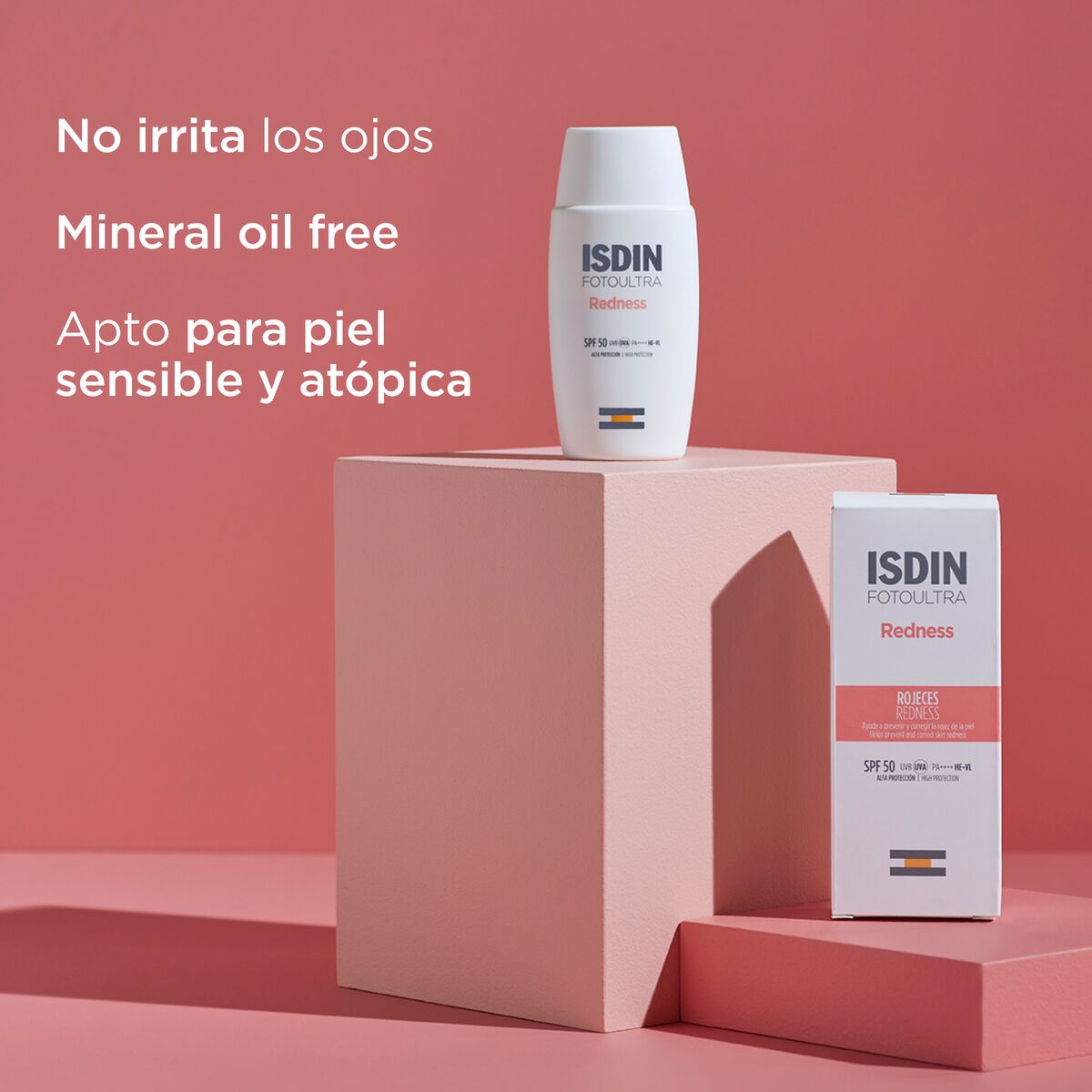 Isdin Fotoultra Redness Protector solar para piel con rosácea FPS50 50 ...