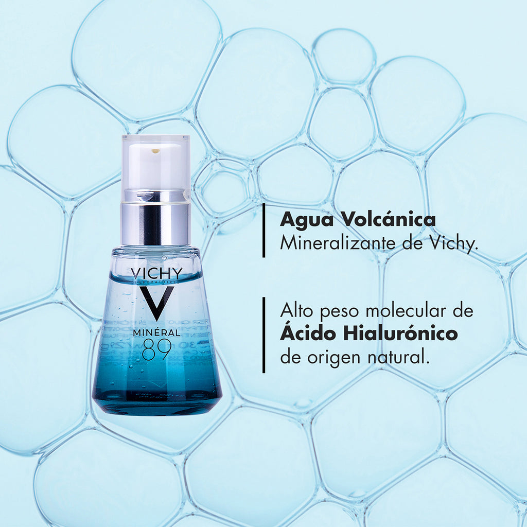 Vichy 89 Mineral, Fortifica, rellena e hidrata la piel, 30ml. – Derma Express MX