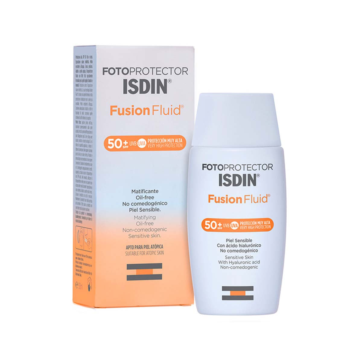 Isdin Fotoprotector Fusion Fluid SPF50+, para piel sensible 50ml ...
