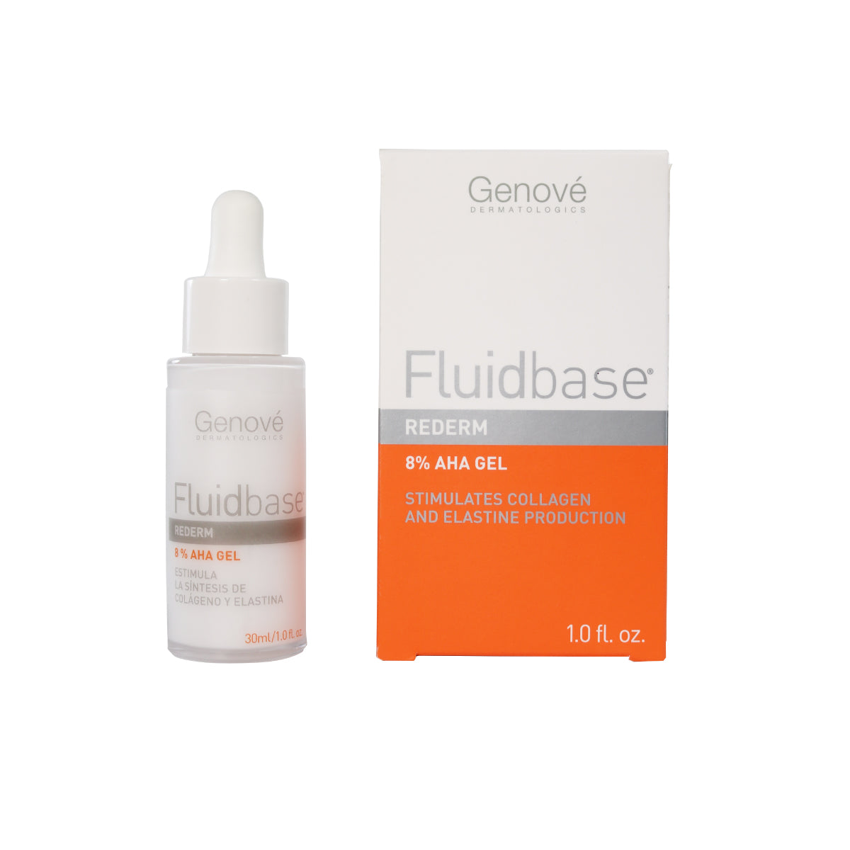 Genové Fluidbase Gel hidratante con ácido glicólico 8% 30 ml – Dermaexpress