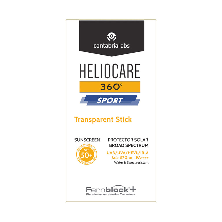 Cantabria Labs Heliocare 360° Sport Transparent Stick Protector solar ...